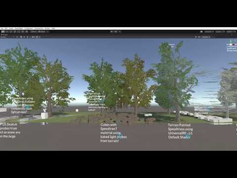 Unity - UniversalRP Speedtree shaders dark shading and no light probe support? (URP) - SpeedTree ...