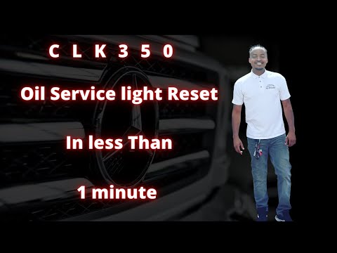 05 - 09 clk 350 oil change light reset under 1 min