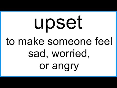 upset meaning | Vocabulary for Kids | Children's Dictionary | Learn English Vocabulary