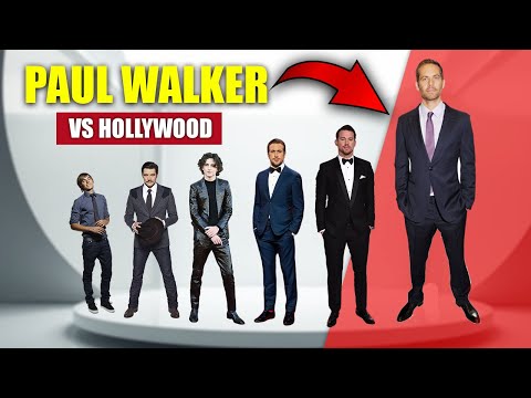 Hollywood Stars vs Paul Walker | Height Comparison in Feet 2025
