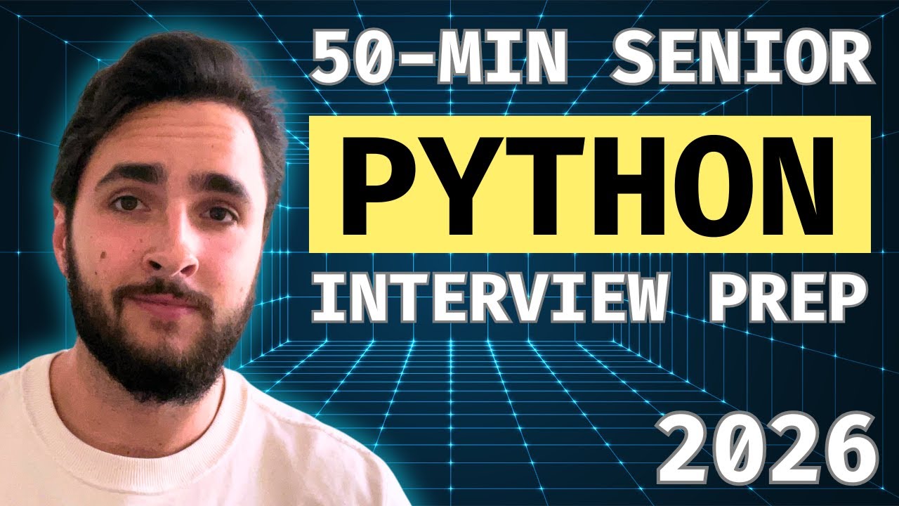 50 Advanced Python Concepts to get a Senior Developer Job in 2026