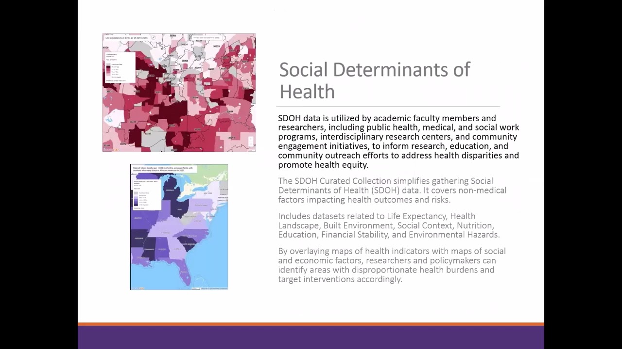 Using Data and Maps for Research, Curriculum Development, and Coursework.