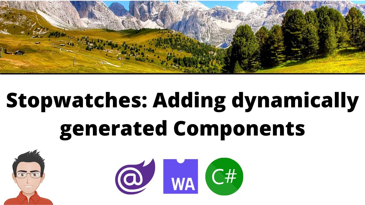 Blazor WebAssembly - Time Tracker: adding components dynamically