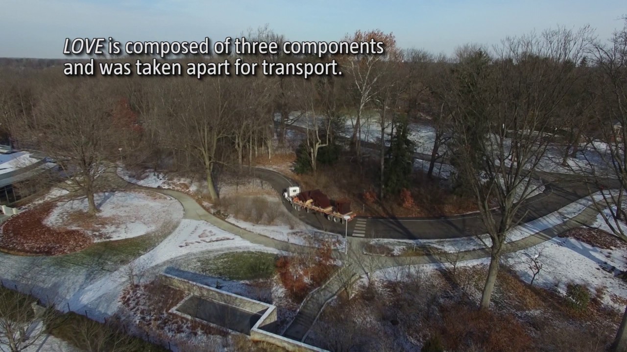 Robert Indiana's LOVE Reinstallation