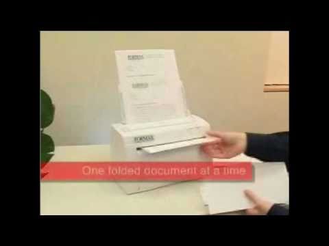 Formax FD 305 Desktop Paper Folder Demo Video