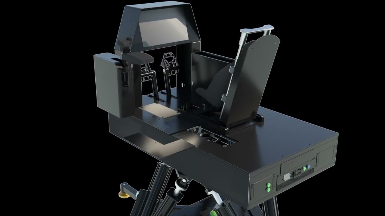 3000 lbs. 6DOF Motion with Modular Control Loading