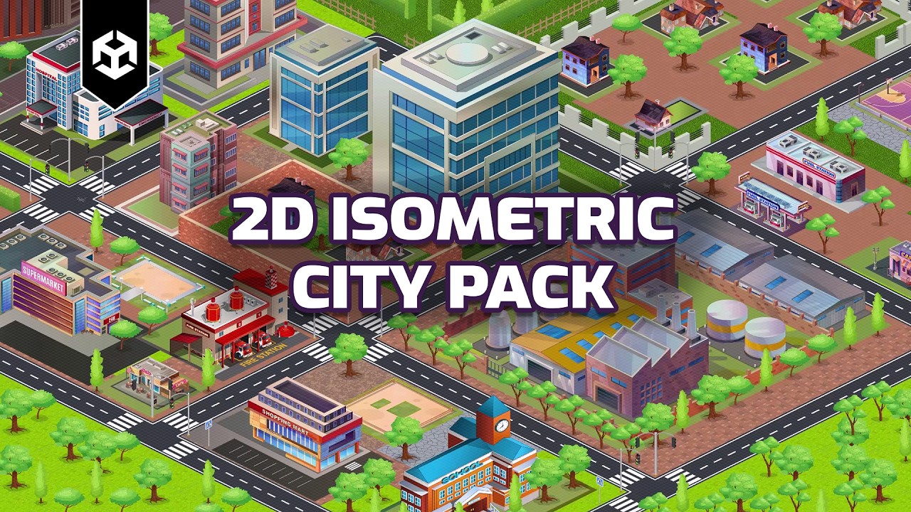 2D Isometric City Builder Pack | Unity | Unity Asset Store