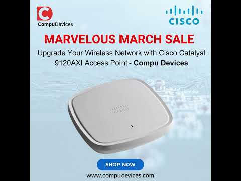 Upgrade Your Wireless Network with Cisco Catalyst 9120AXI Access Point! #wirelessnetworks #network
