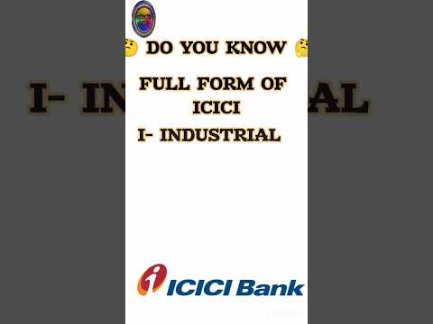full form of icici #trending #motivation #fullform #studyadvice #information #english