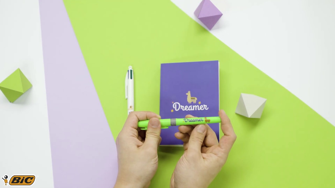 How to use the BIC My Message Kit Dreamer stationery gift box