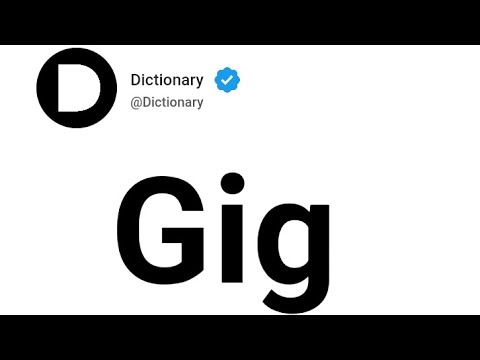 Gig Meaning In English