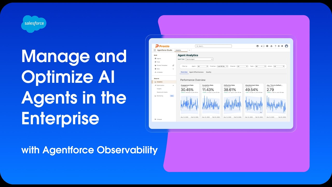 How to Manage AI Agents with Agentforce Observability