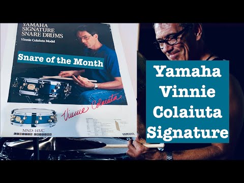Yamaha Limited Edition Vinnie Colaiuta Signature snare drum - | Reverb