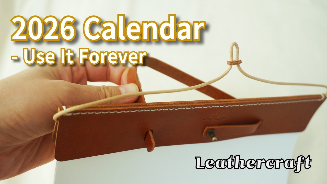 Have you prepared your 2026 Calendar? 🚨 Best Leathercraft for a Personalized Gift!