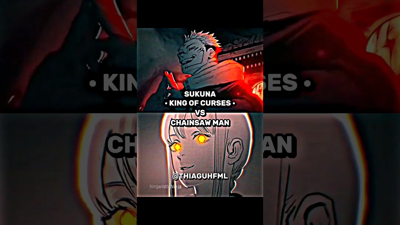 Sukuna Vs. Chainsaw Man || #whoisstrongest #edit #chainsawman #jujutsukaisen #sukuna #editshorts