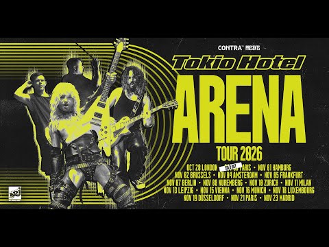 TOKIO HOTEL ARENA TOUR 2026 (OFFICIAL TRAILER)