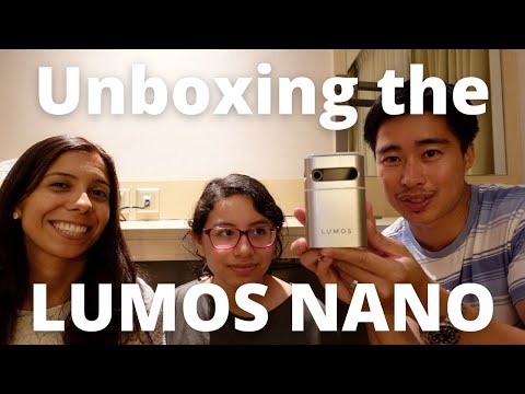 LUMOS NANO Projector Review - powerful, yet portable and easy enough for a 13-year old to set up!