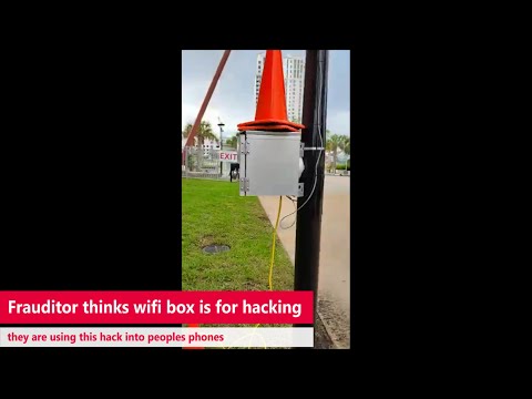 Frauditor thinks wifi box is for hacking
