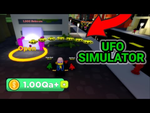 UFO Simulator ๐ธ, COINS 1.00Qa+ AND SHINY UFO +150M X4 in Roblox