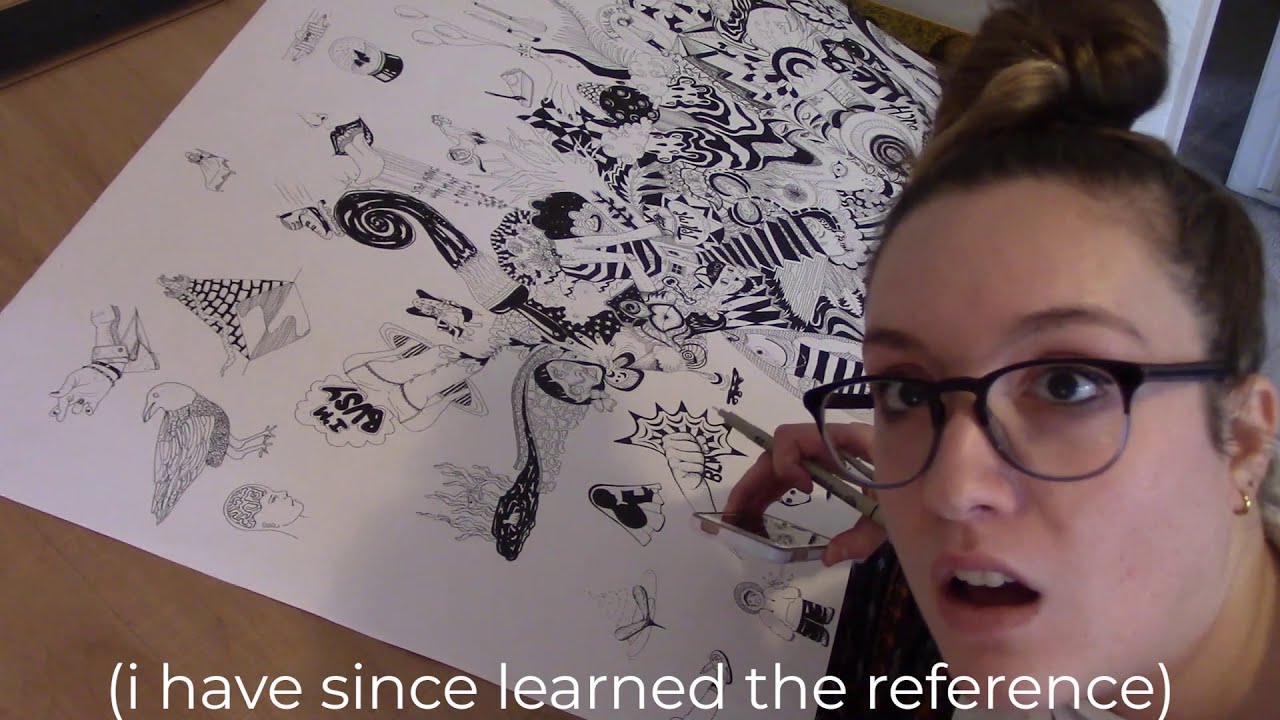 ink drawing timelapse / inktober 2020