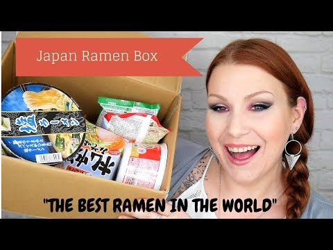 Japan Ramen Subscription Box Unboxing "The Best Ramen In The World From Japan"