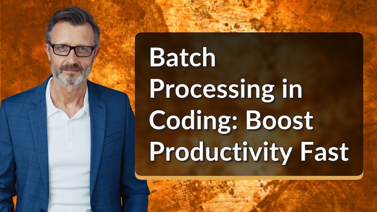Batch Processing in Coding: Boost Productivity Fast