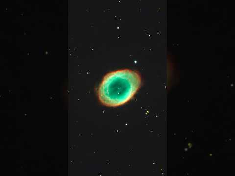 The Ring Nebula (M57) from an 11” telescope #m57 #ringnebula #space #telescope