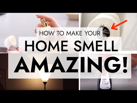 HOW TO MAKE YOUR HOME SMELL INCREDIBLE (my best tips)π
