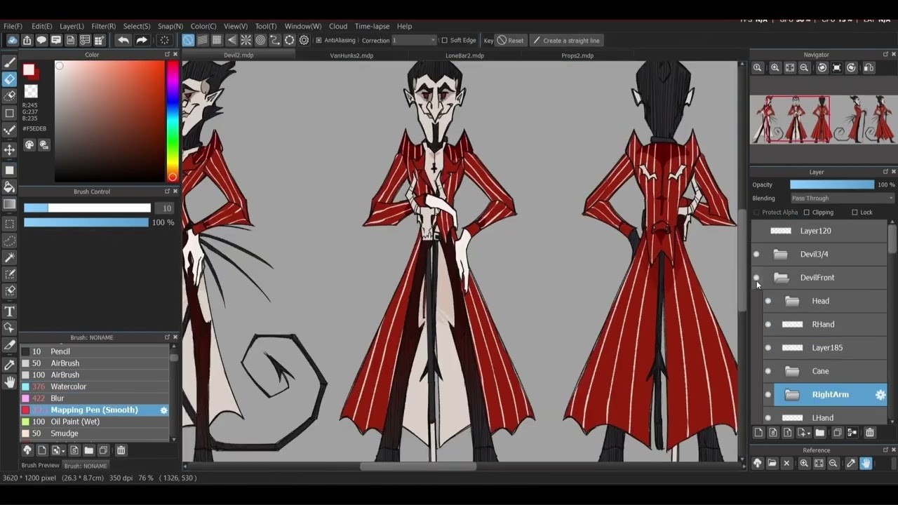 Van Hunks & The Devil: Background, Props & Final Tweaks