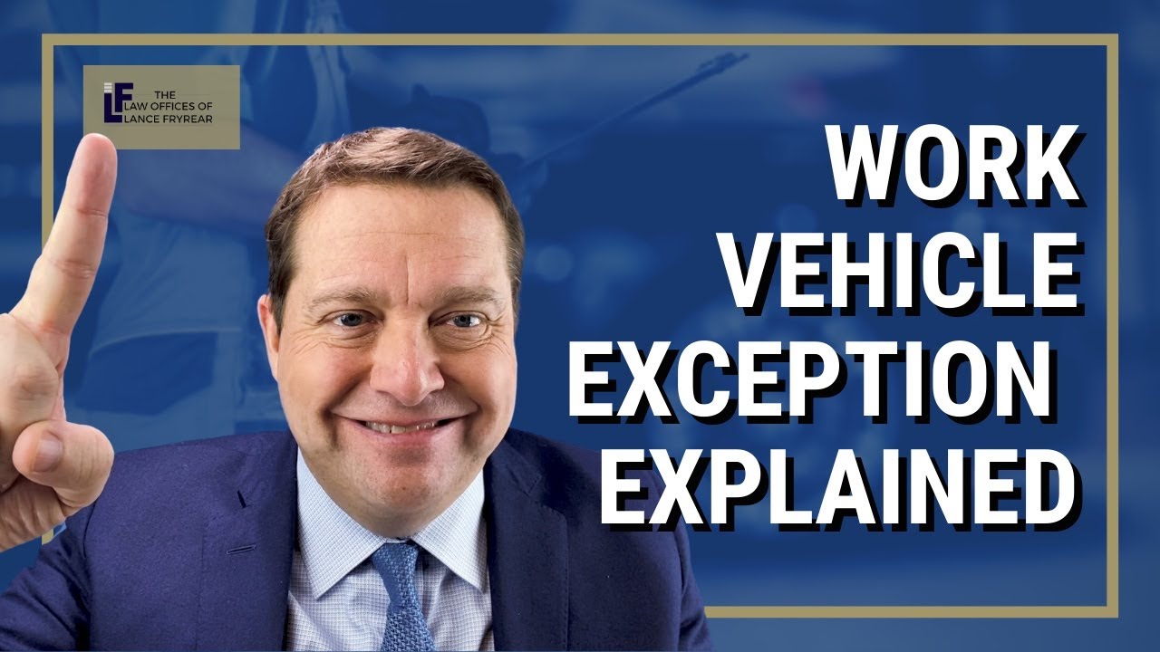 Work Vehicle Exception to Ignition Interlock License Requirements | Washington State Attorney