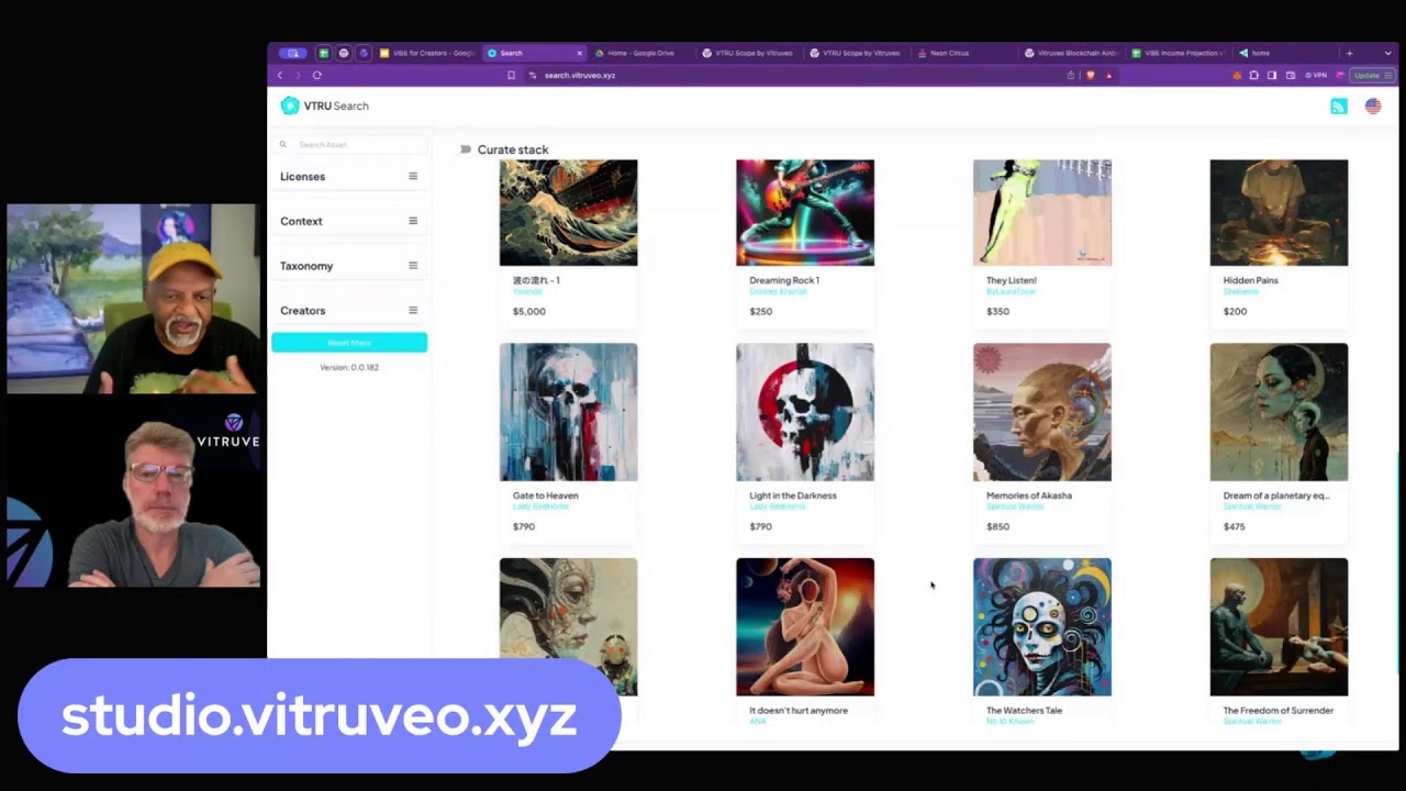 Maximizing Creator Income through Staking on Vitruvio | Galaxy.ai