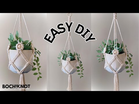 Creating a Macrame Plant Hanger with Beads: Beginner's Guide