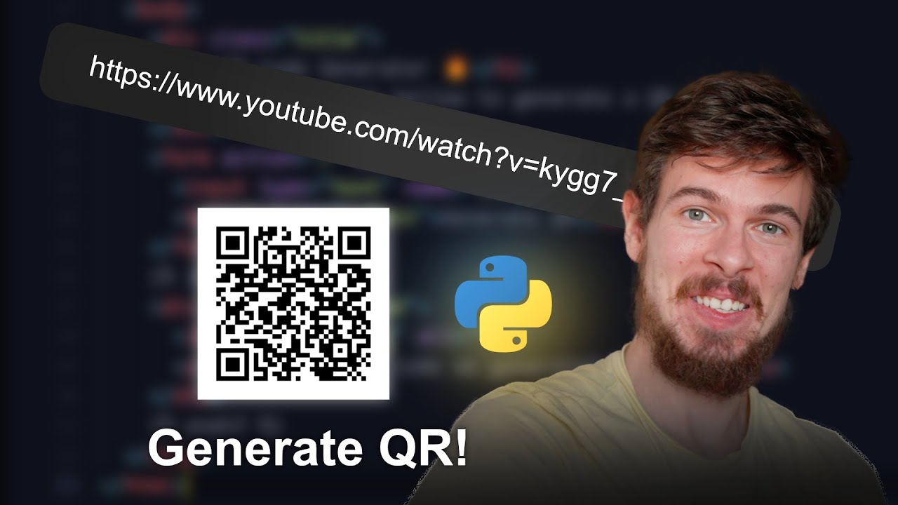 Python Project That Generates QR Codes!  - Super Simple TUTORIAL!