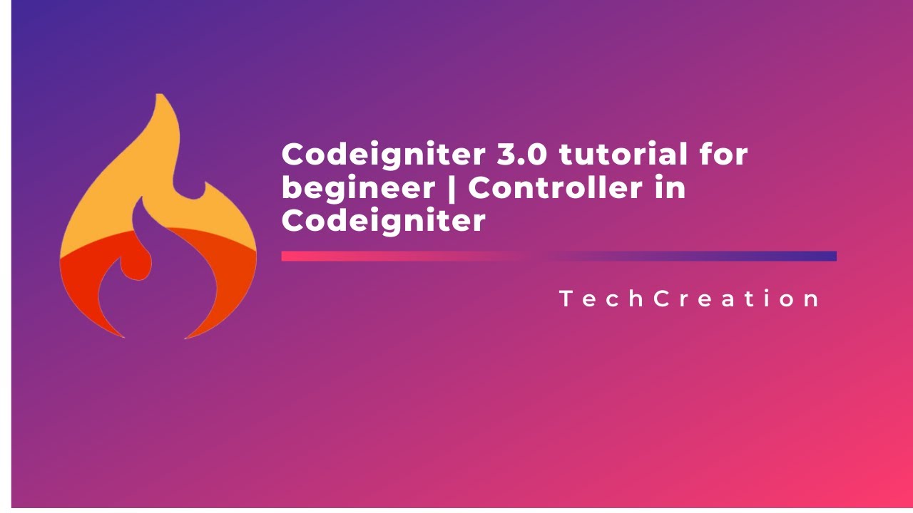 Codeigniter 3 Tutorial for beginner || Controller in Codeigniter