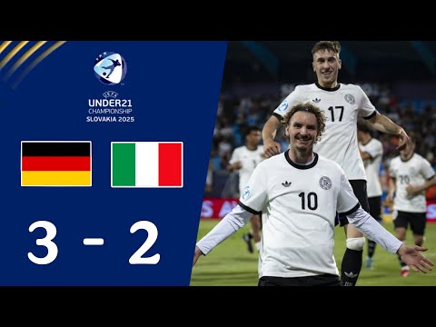 Deutschland U21 - Italien U21 (3-2) | Viertelfinale | U21 EURO 2024/25 | Spiel heute Highlights!
