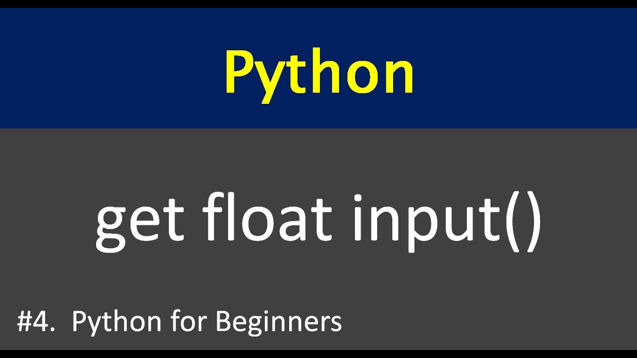 Python get float input() | #Python_for_Beginners