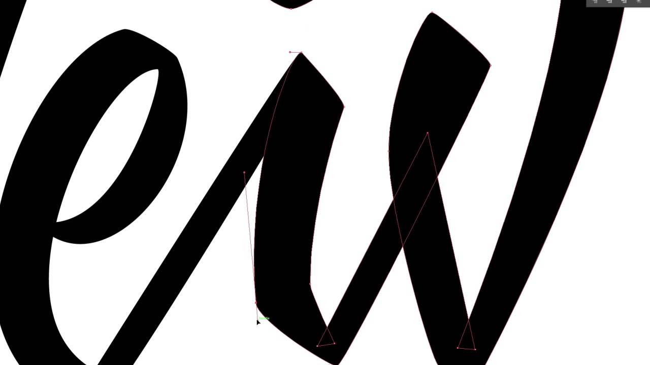 How to Vector Custom Lettering