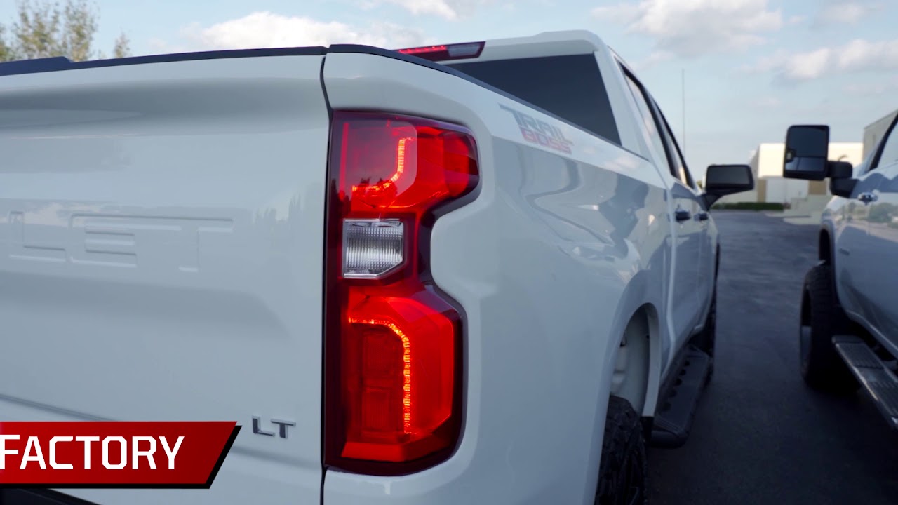 Chevy Silverado Recon Tail Light Comparison