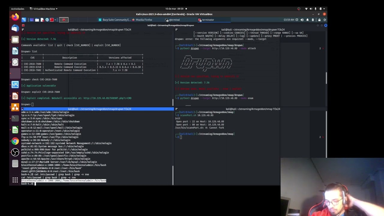 [ #hackthebox Armageddon ] Linux