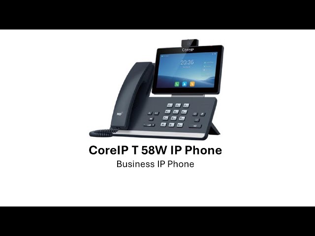 IP Phone - Sparsh VP 210 Matrix Black IP Telephone/SIP Landline Phone ...
