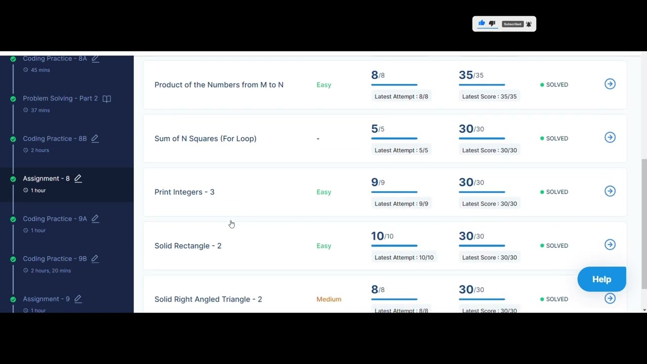 Assignment -8 || Loops in python || ccbp || Nxtwave assignments....