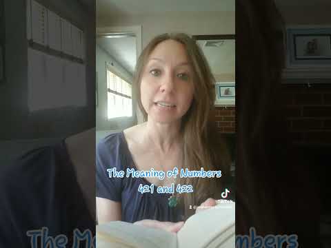 The Meaning of Numbers 421 and 422 #angelnumbers #numerology #shorts