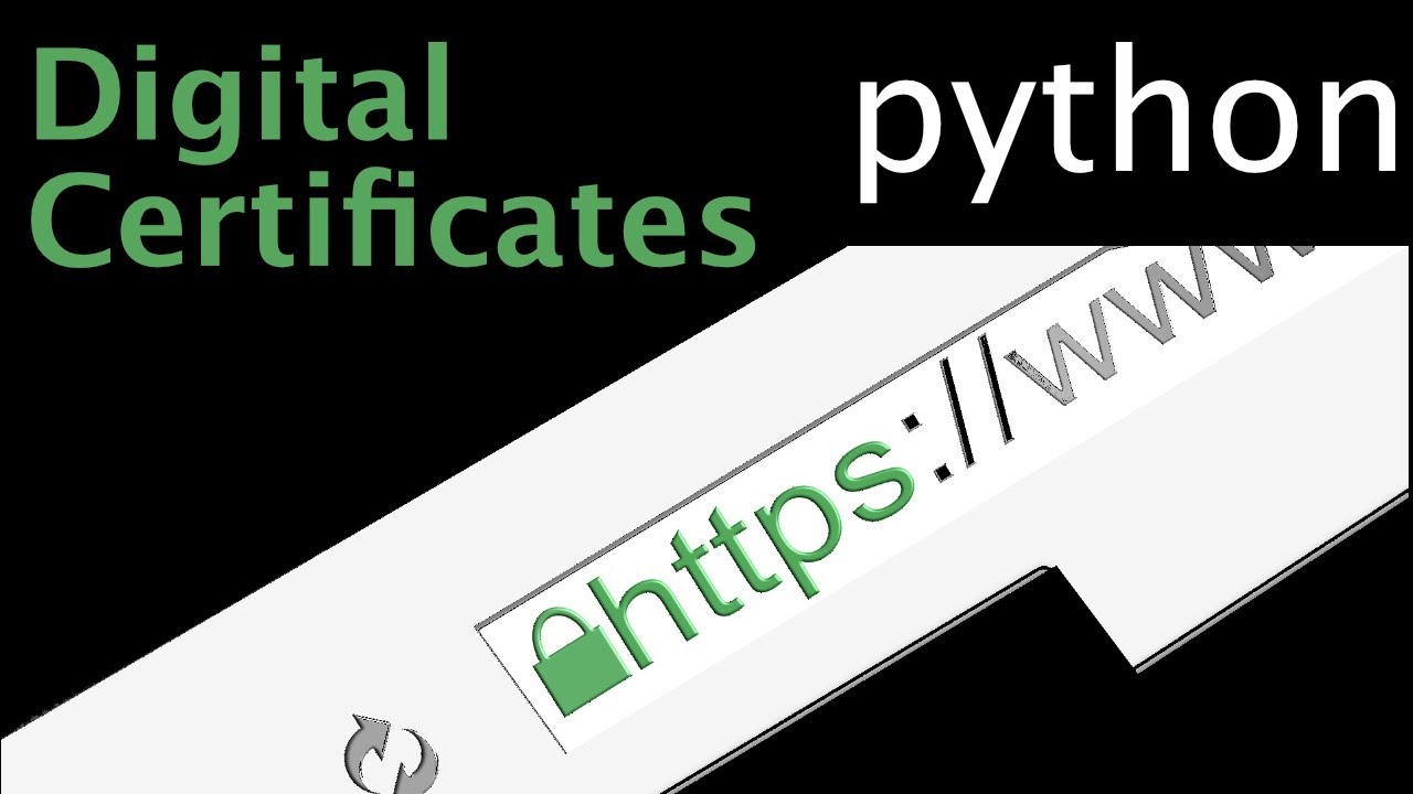 TLS & HTTPS with Python - Digital Certificates