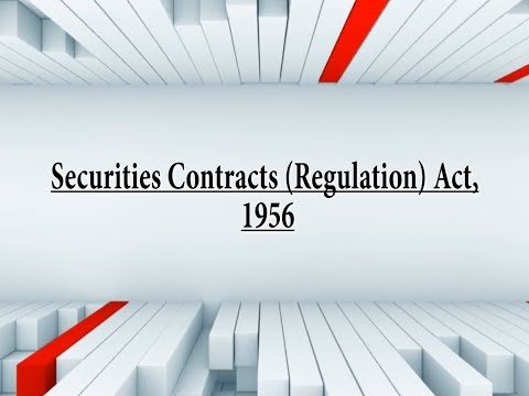Corporate & Economic Laws Intro & SCR Act 1956 & Rules 1957