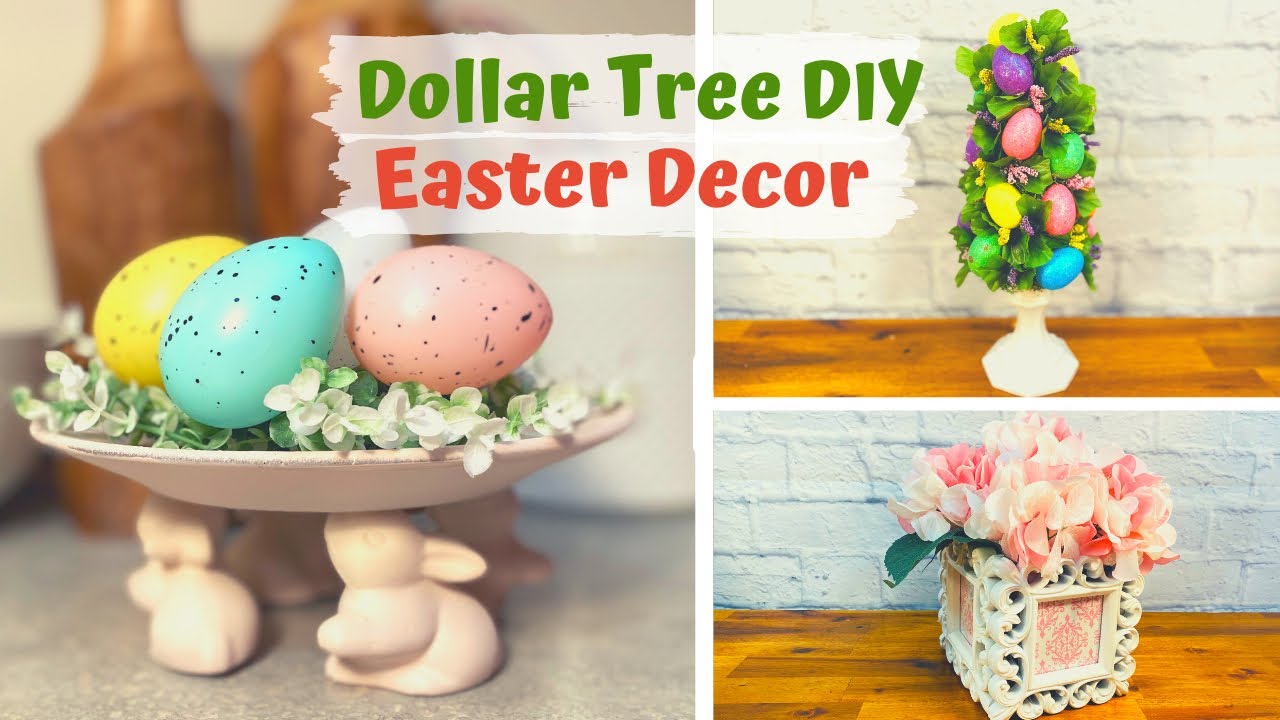 Dollar Tree DIY | Dollar Tree Easter 2020 | DIY Farmhouse Decor | DIY Easter Decor