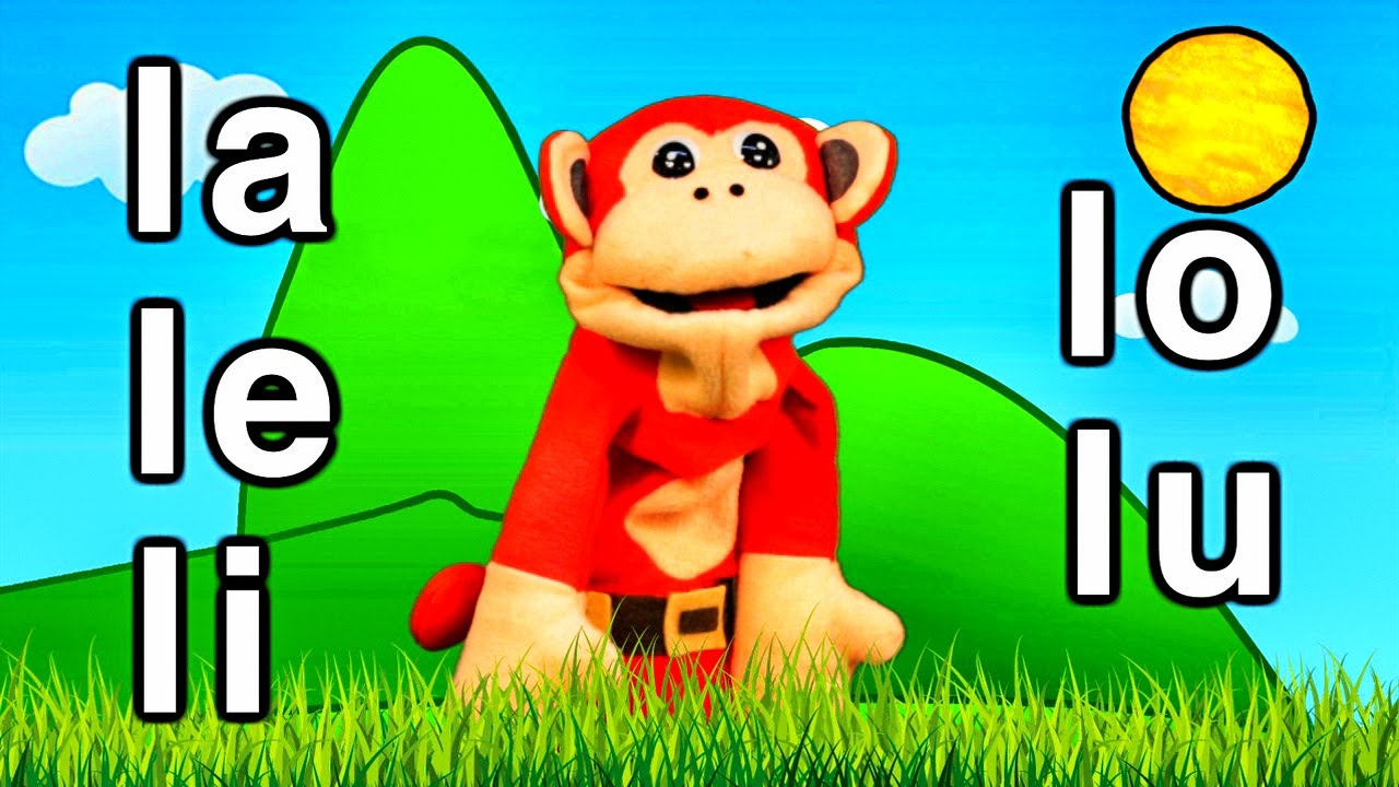 Sílabas la le li lo lu - El Mono Sílabo - Videos Infantiles - Educación para Niños #