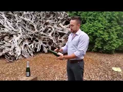 Willows Lodge Wine Director Tony Berkau shows you how to saber a bottle of champage.
