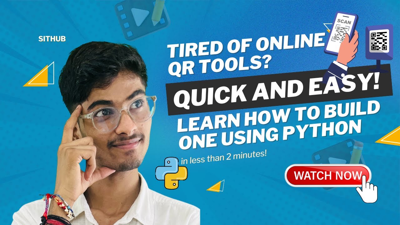 Generate QR Code in Python in Just 2 Minutes! | Easy Python Project #python