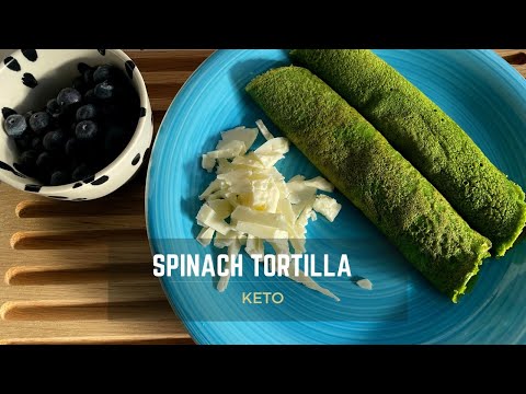Keto spinach tortilla | Keto Diet Breakfast