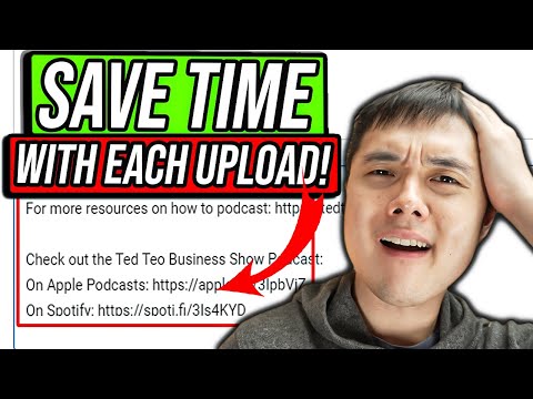 How To Set A Default Description On Youtube #Shorts